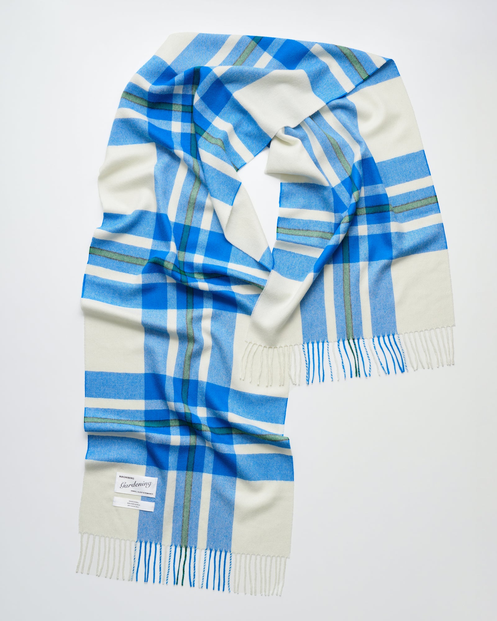 Queen scarf | Chamonix blue tartan | Magniberg